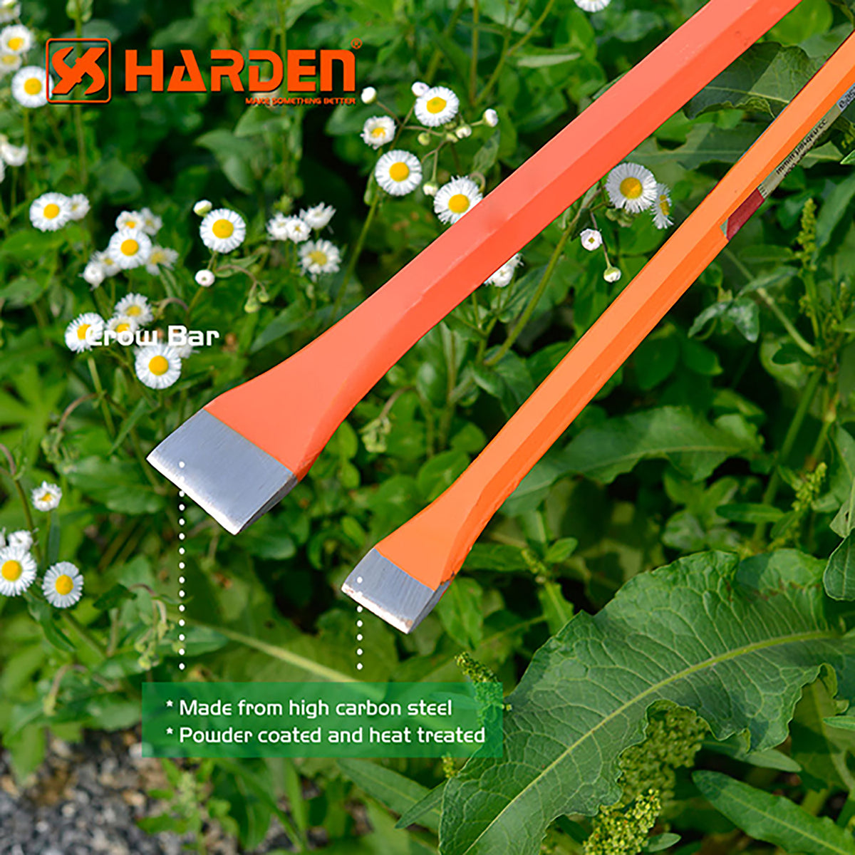 20 x 800mm, 1500mm Crow Bar Heavy Duty – Harden Tools Philippines