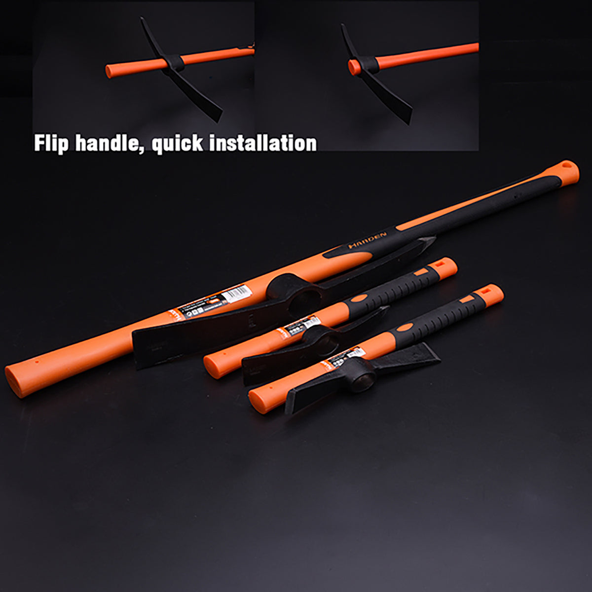 400G, 1500G Mini Pick, Mini Cutter Mattock With Fiberglass Handle ...