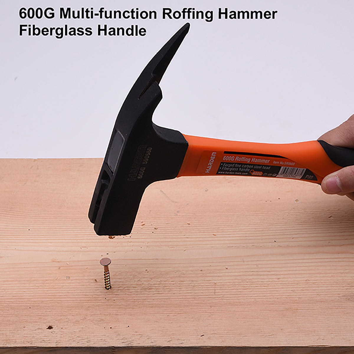 600G Roofing Hammer with Fiberglass Handle – Harden Tools Philippines