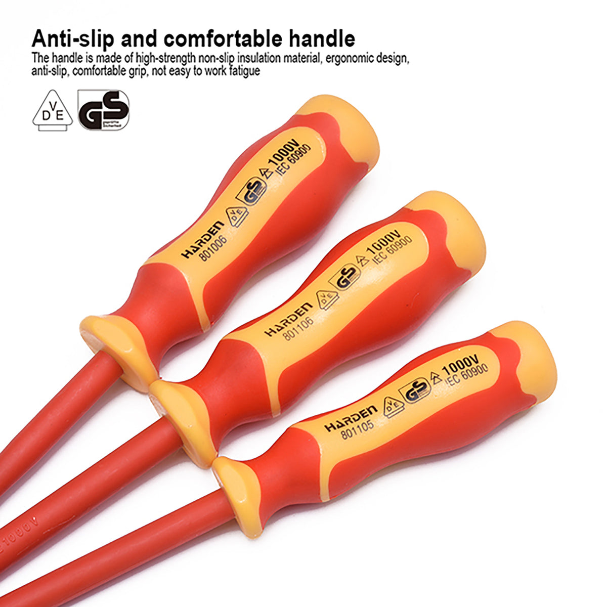 PH0*60, PH1*80, PH2*100 Insulated Phillips Screwdriver – Harden Tools ...
