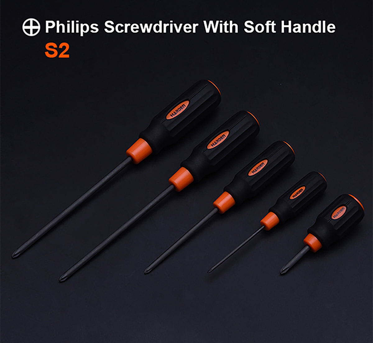 Phillips Screwdriver & Slotted Screwdriver With Soft Handle – Harden ...