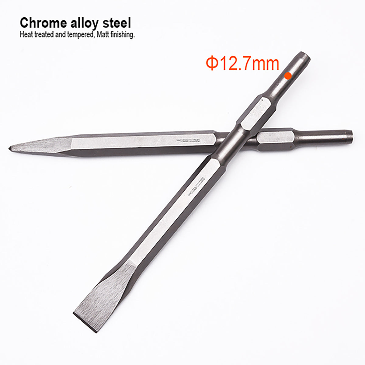 30X410mm Hex Point , Flat Chisel – Harden Tools Philippines