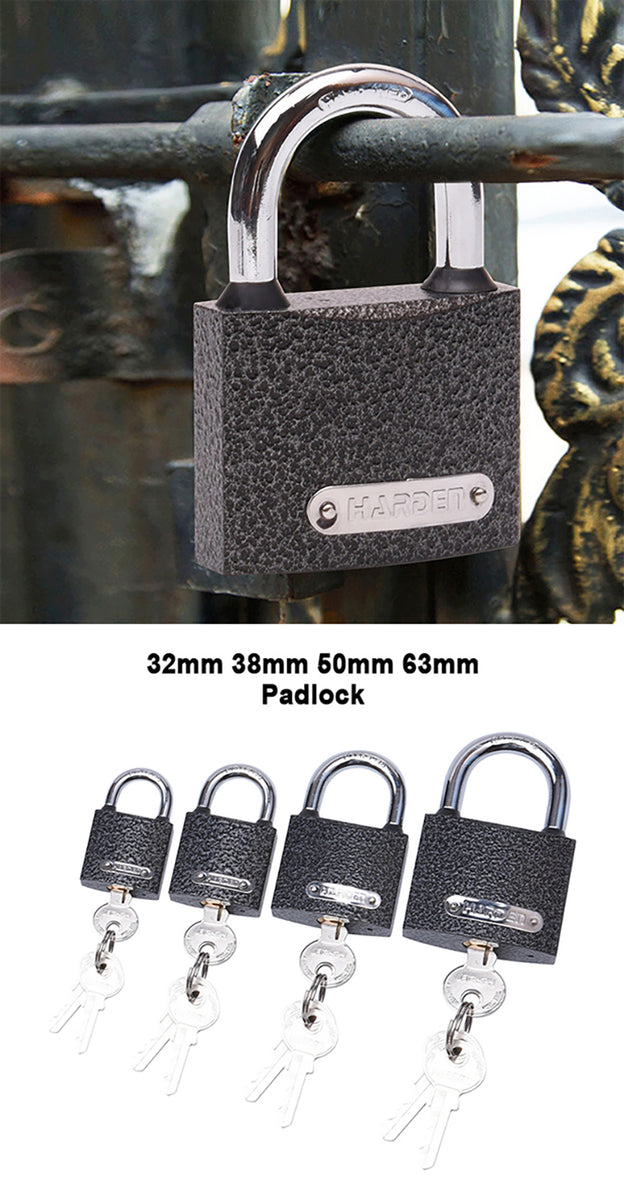 32mm - 63mm Padlock – Harden Tools Philippines