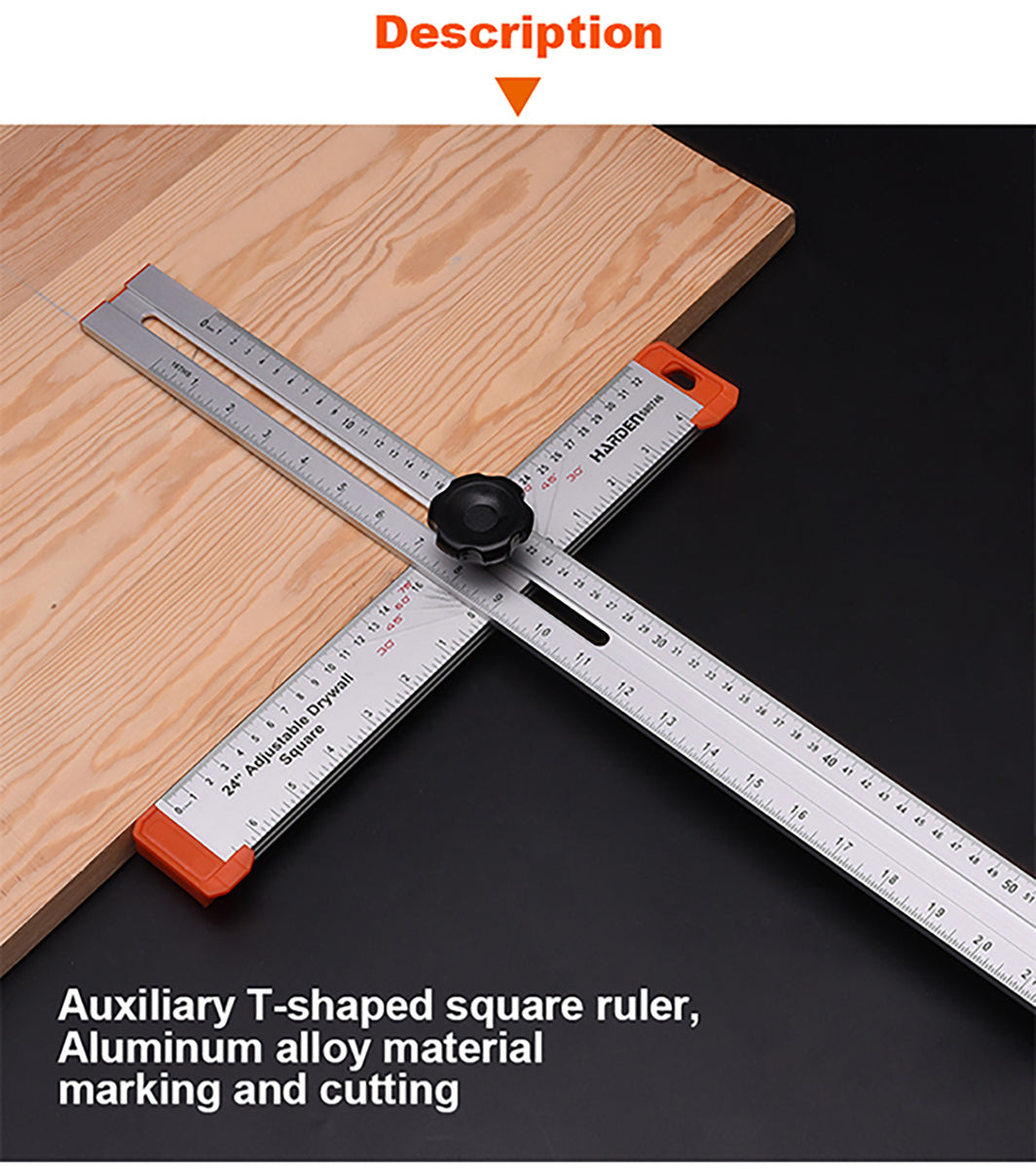 24" Adjustable T-shaped Square – Harden Tools Philippines