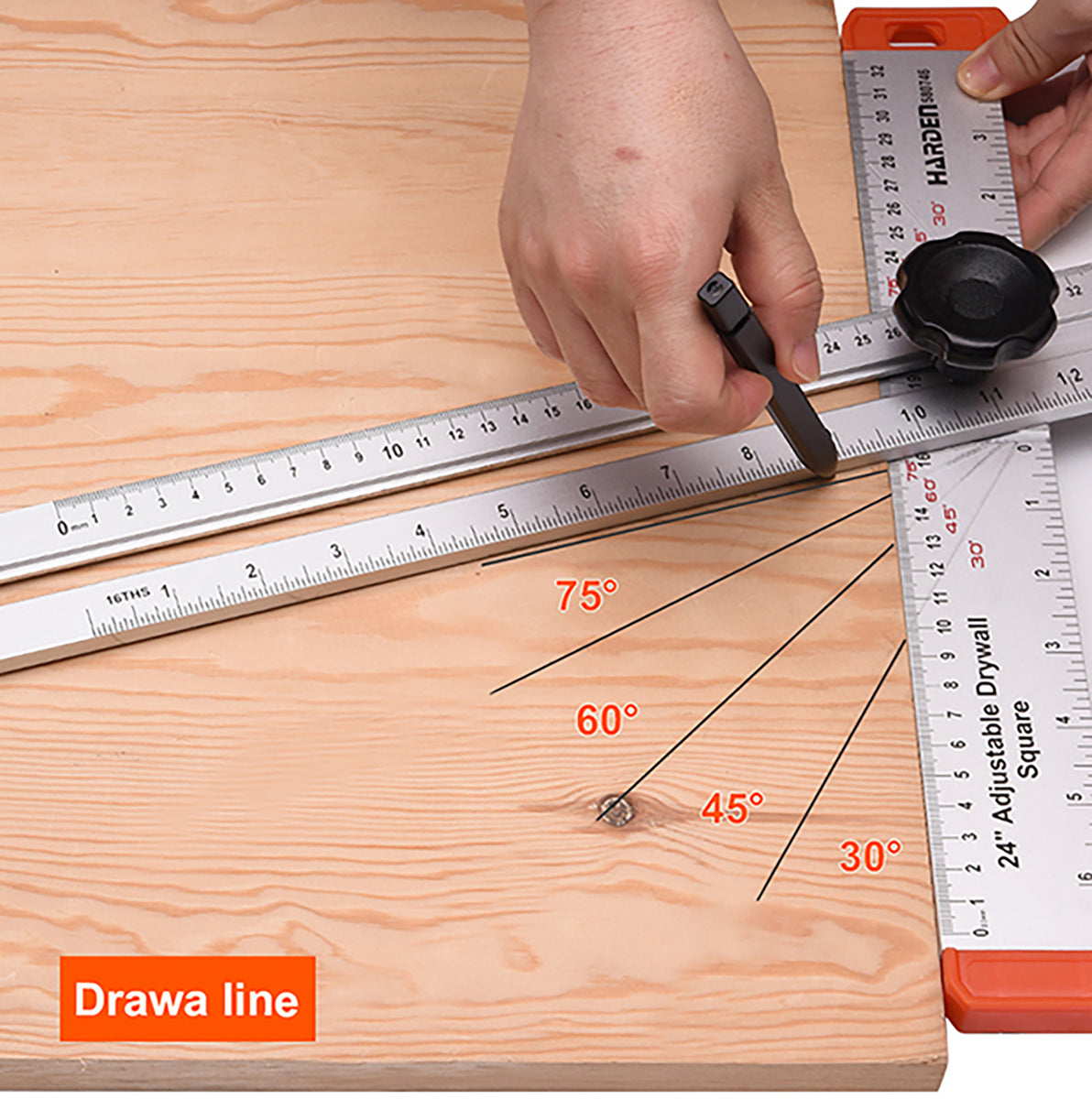 24" Adjustable T-shaped Square – Harden Tools Philippines