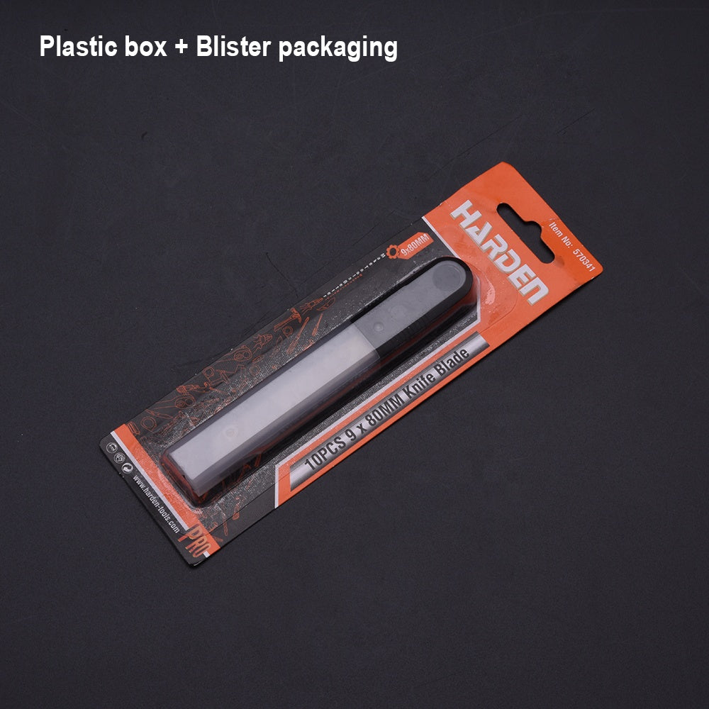 10Pcs 9x80mm Cutter blade – Harden Tools Philippines