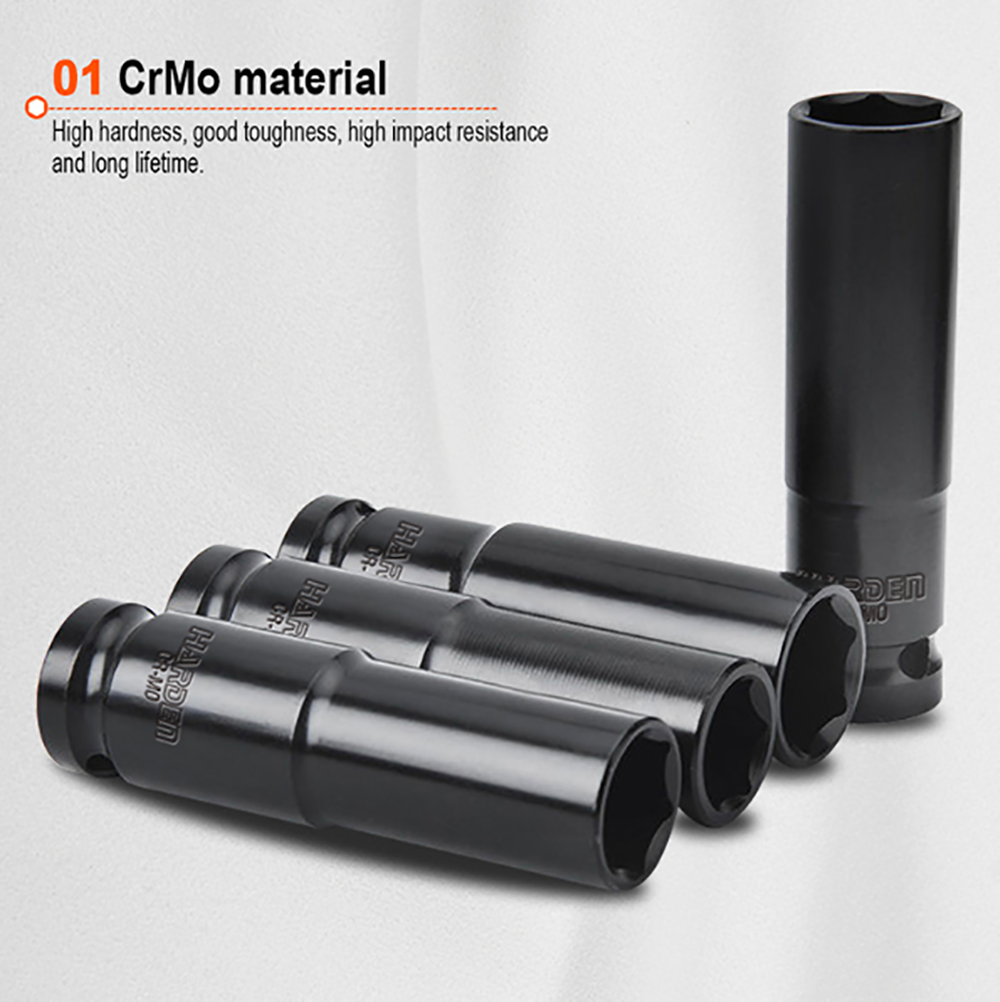 10 Pcs 1/2" Deep Impact Socket Set – Harden Tools Philippines