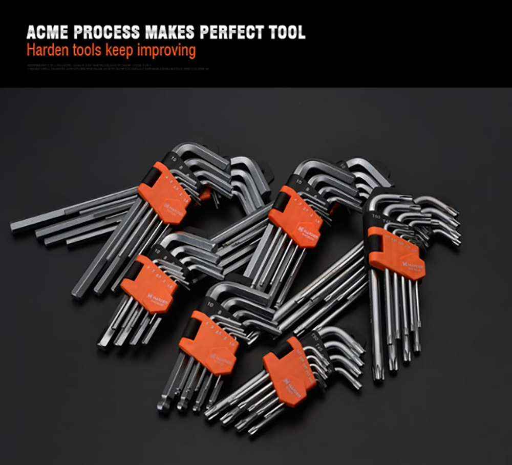 13Pcs Inch Long Hex Key Wrench Set – Harden Tools Philippines